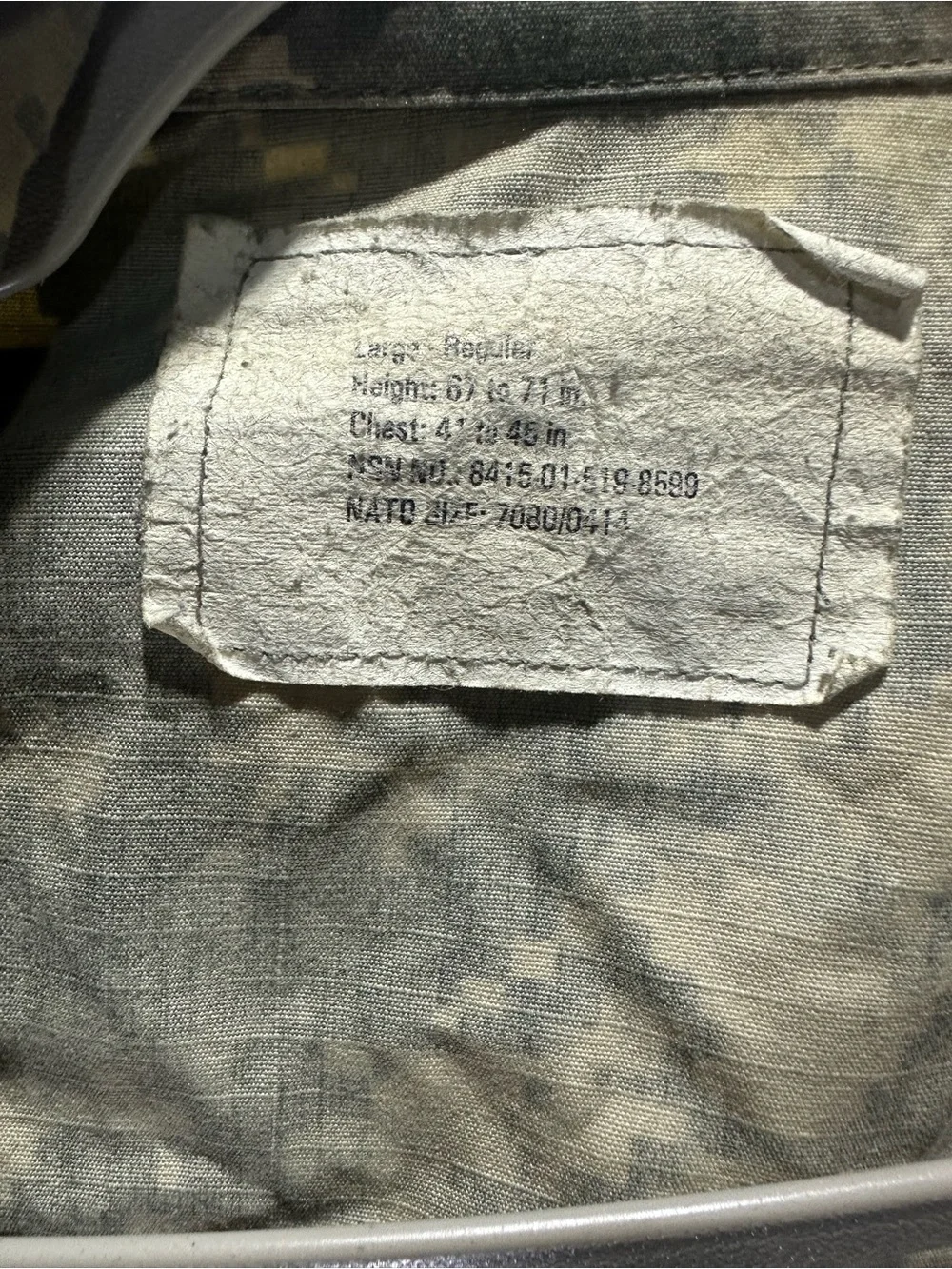 U.S. Army | Jackets & Coats | Coat Army Combat Uniform Jacket Sz L ...